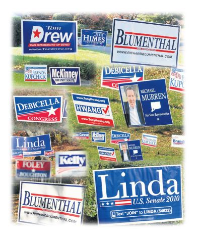 Roundup: Yard Signs, Emmy Squared, Adult Halloween … | 06880