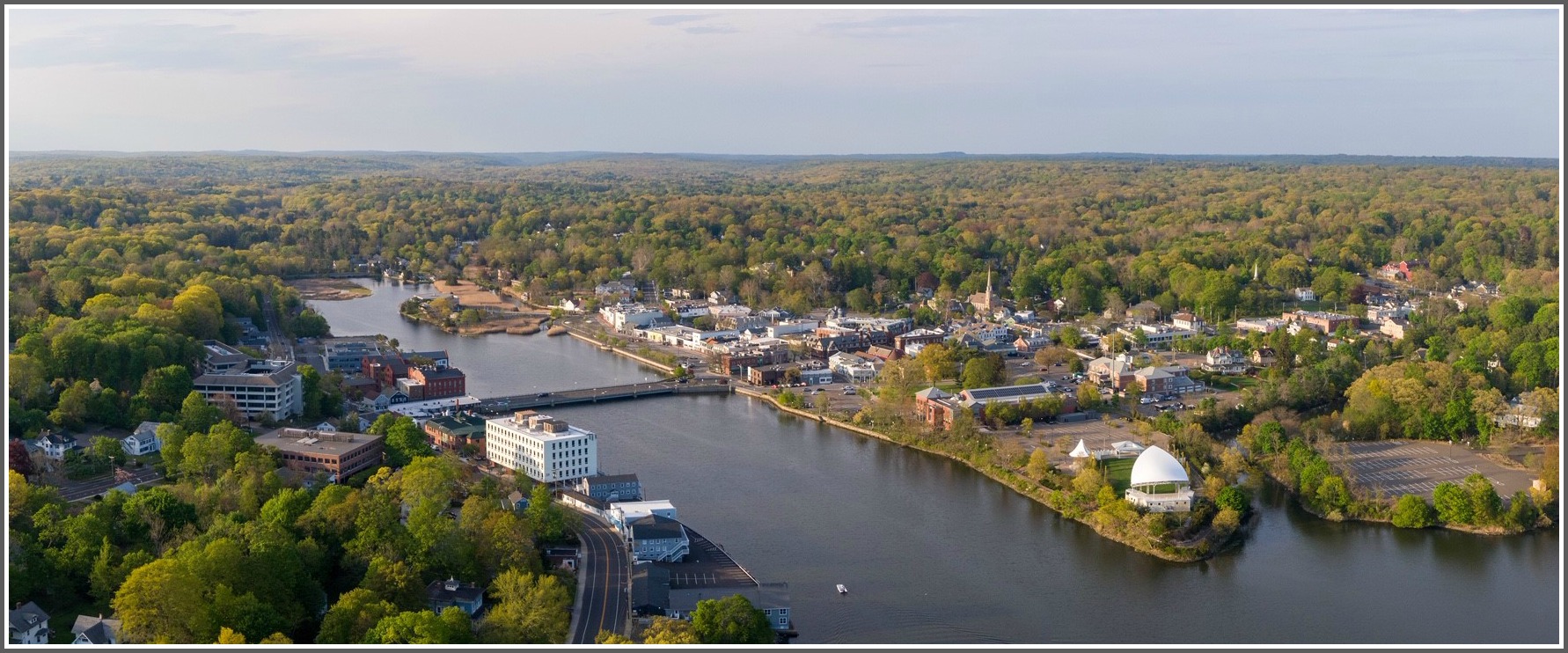 Pic – Harrison Gordon downtown drone 2 | 06880