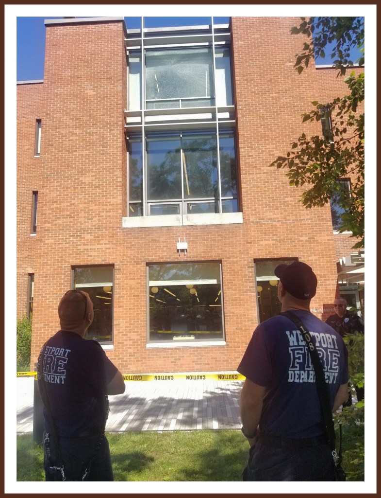 Shattered Window Shatters Library Calm | 06880