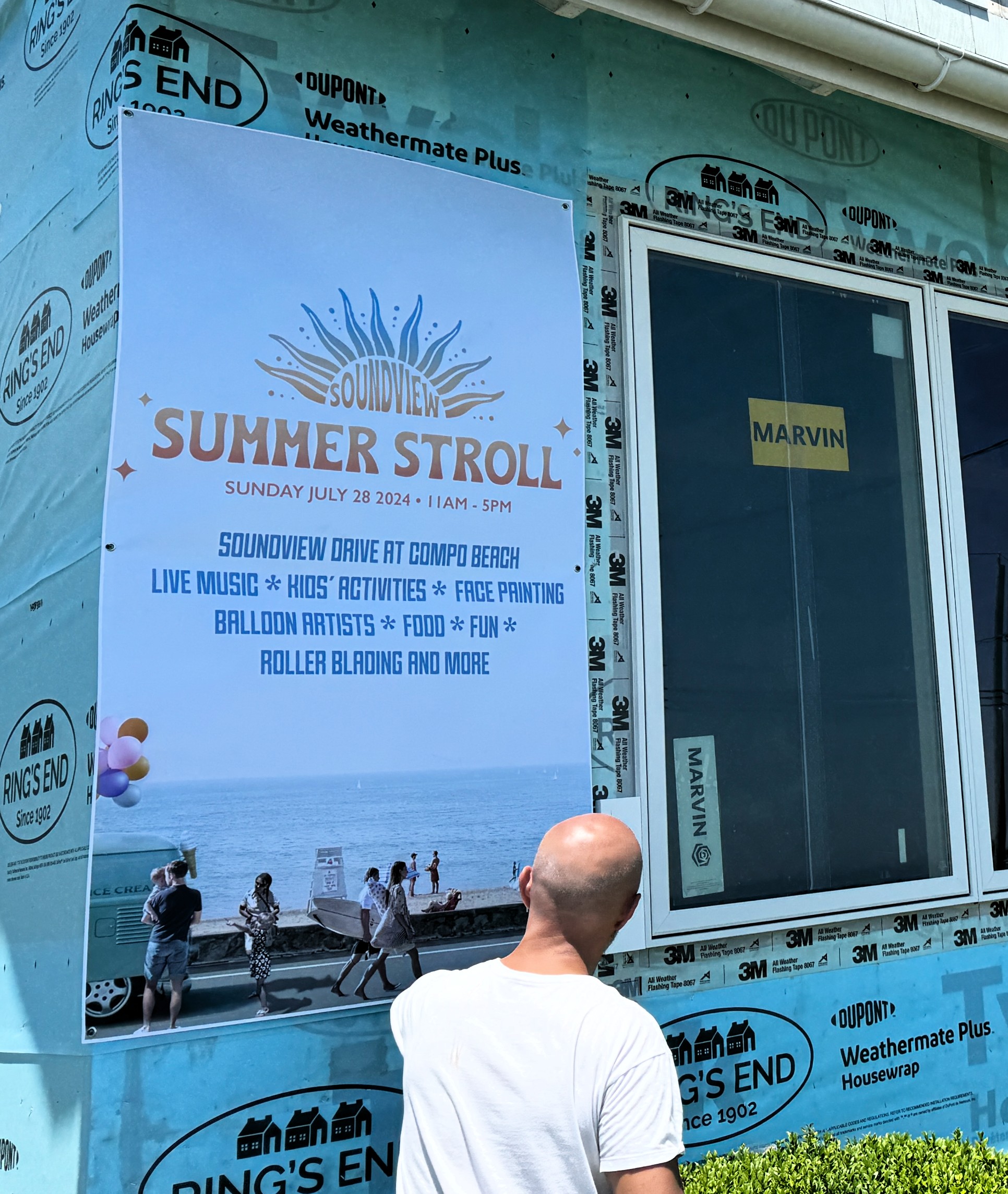 Soundview Stroll sign – Sunil Hirani | 06880