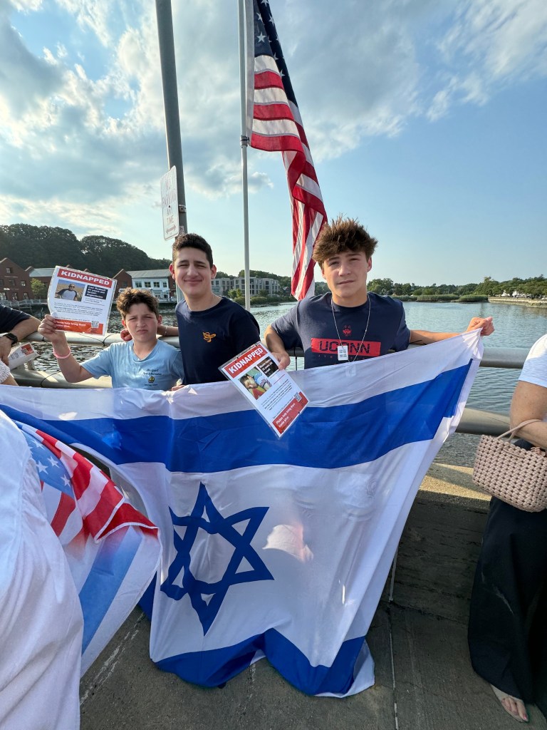 Downtown Rally Remembers Israeli Hostages | 06880